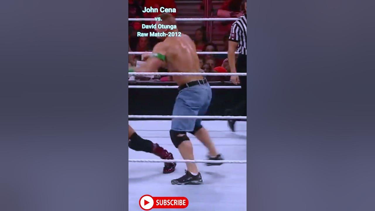 John Cena Vs David Otunga । Wwe Raw Fight । Shorts Youtube