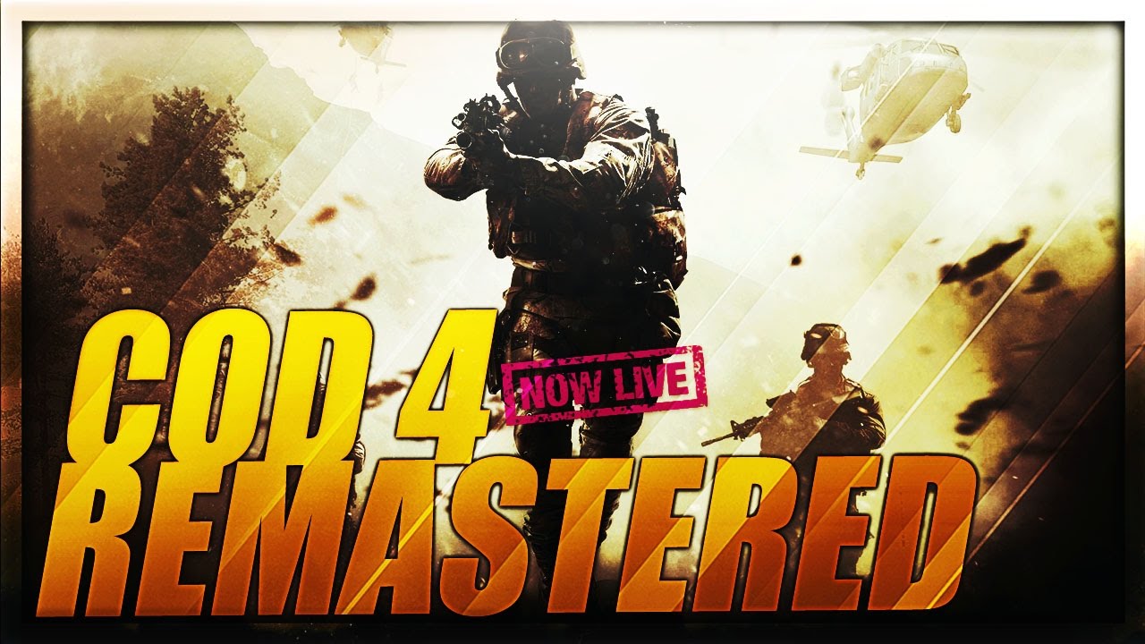 NEW COD 4 REMASTERED CAMPAIGN LIVESTREAM!! NEW COD 4 REMASTERED BETA ...