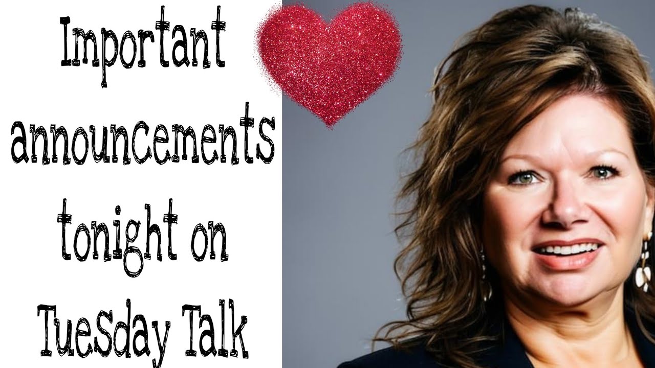 Tuesday Talk Special Announcements - YouTube