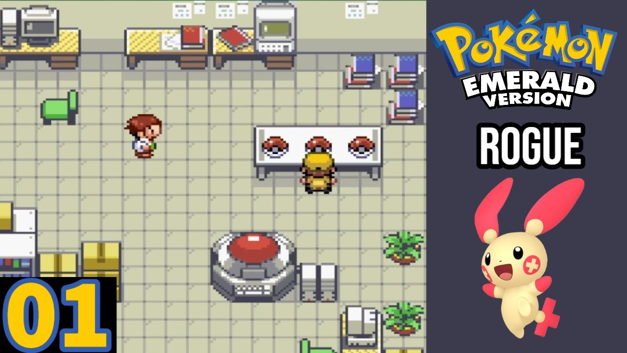 The Most Fun Rom Hack I've Ever Played | Pokemon Emerald Rogue Ep: 1 ...