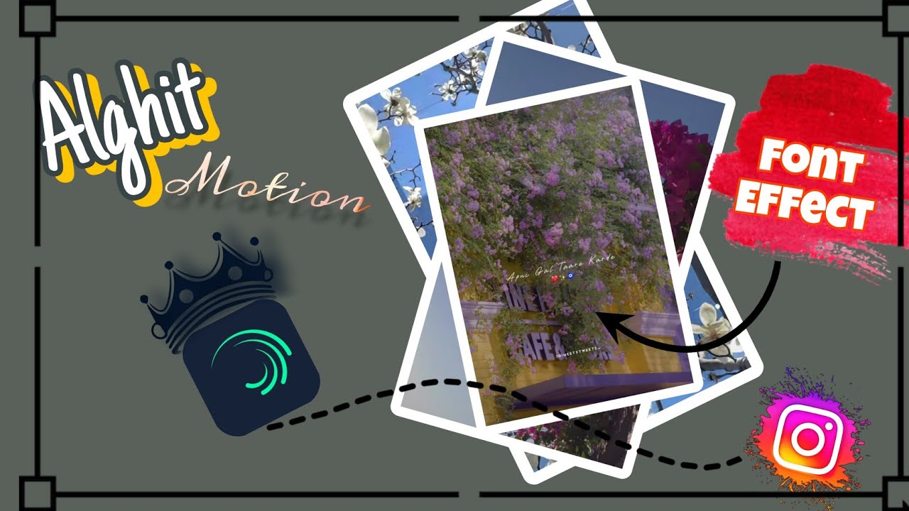 Alghit Motion Lyrics Video Editing#editing #alghitmotion #instagram # ...