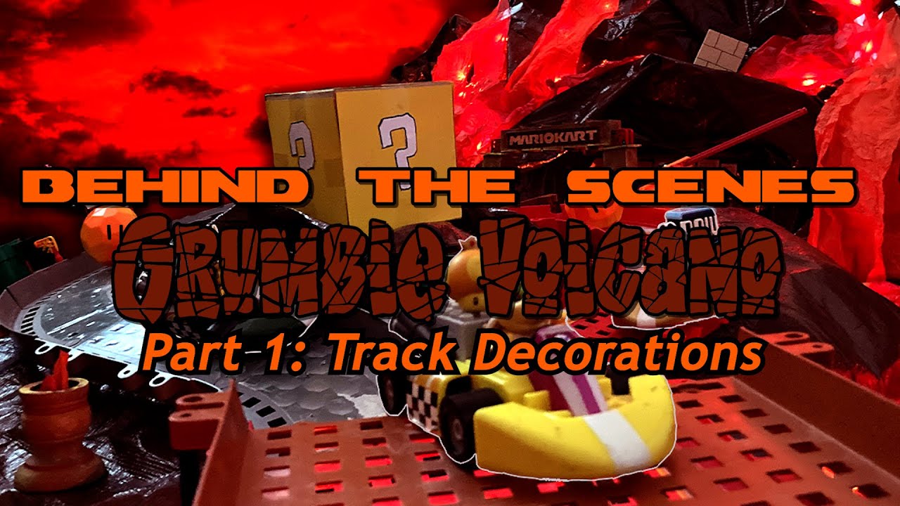 Behind the Scenes: Grumble Volcano - Part 1 Track Decorations - YouTube