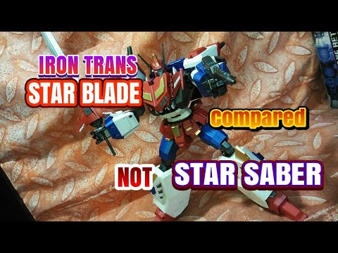 Iron Trans IR V01 Star Blade MP style Star Saber Review - YouTube