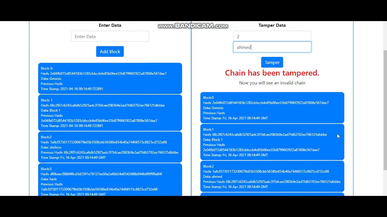 Very Simple Blockchain in Python with Flask - YouTube