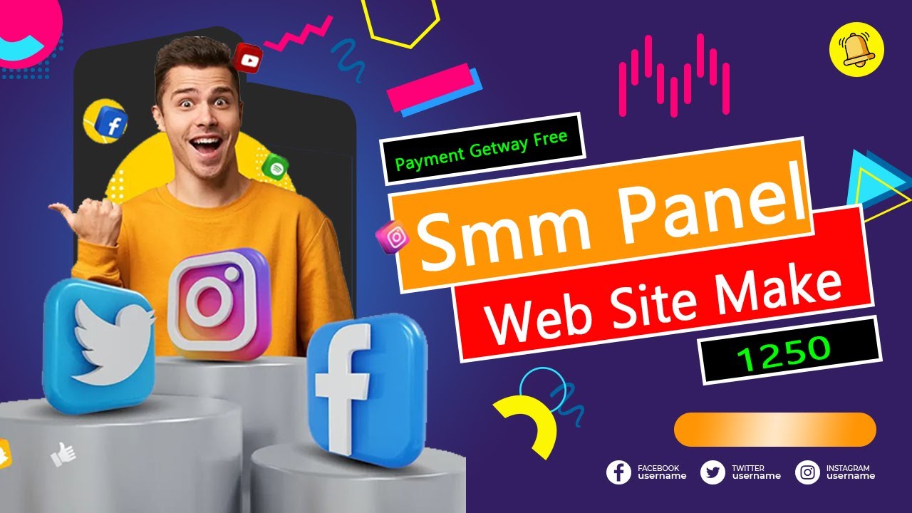 Smm Panel WebSite Make Free Auto Payment Getway Free Domain xyz Hosting ...