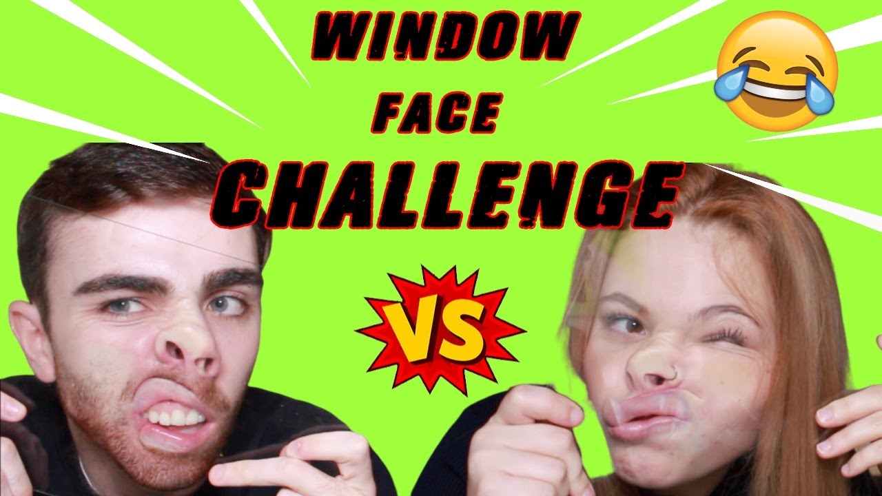 The Window Face CHALLENGE! WHO SPITTED?! WHO WON? - YouTube