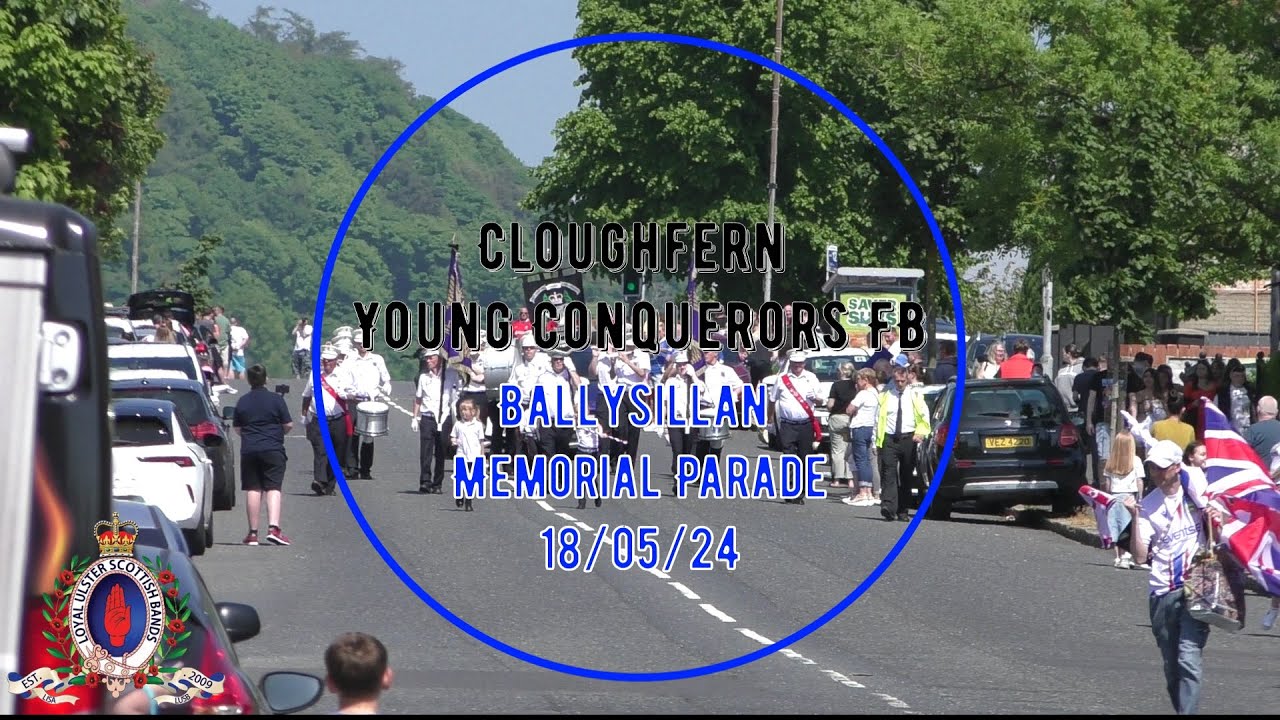 Cloughfern Young Conquerors FB @ Ballysillan Memorial Parade 18/05/24 ...