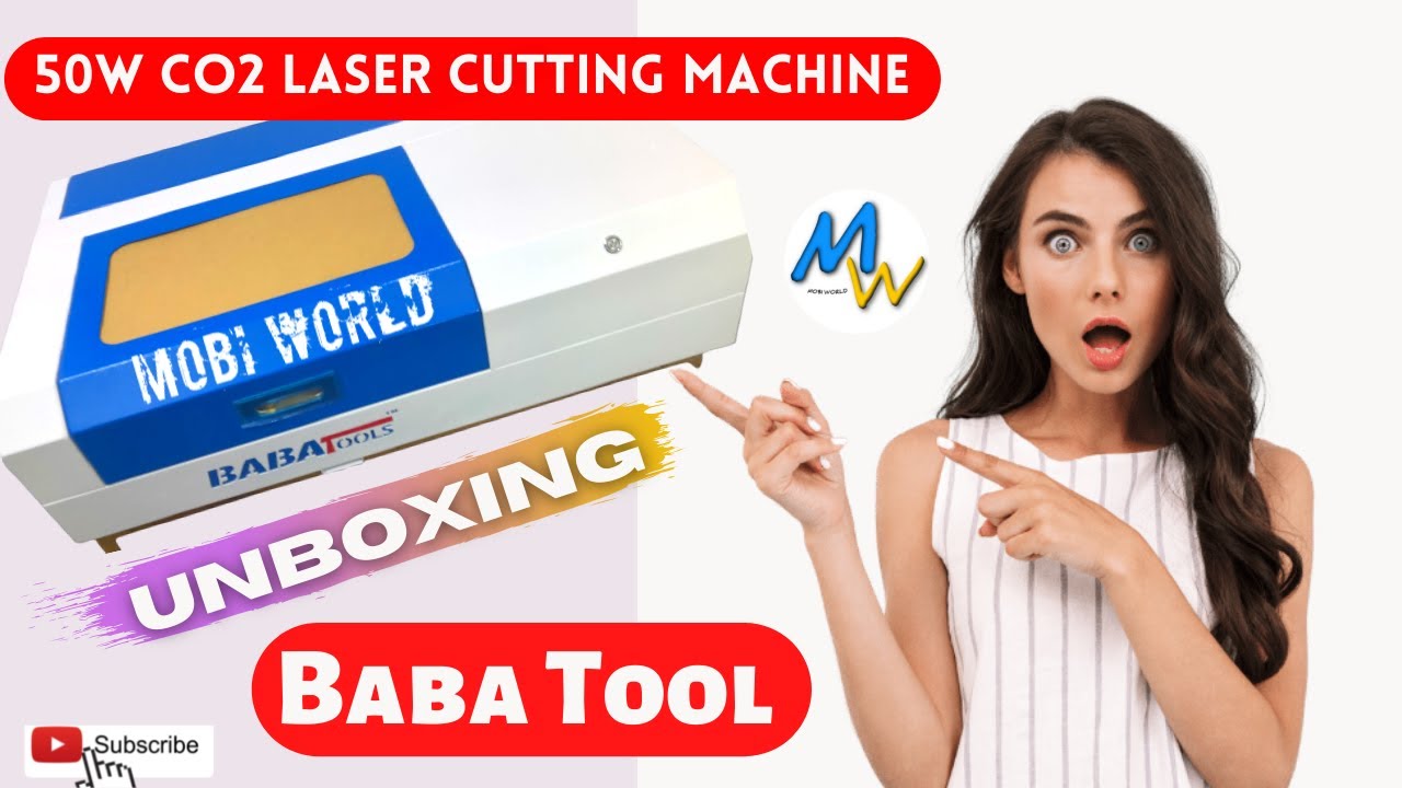 Baba tools 50w #Co2 laser machine || NANO F12 unboxing - YouTube