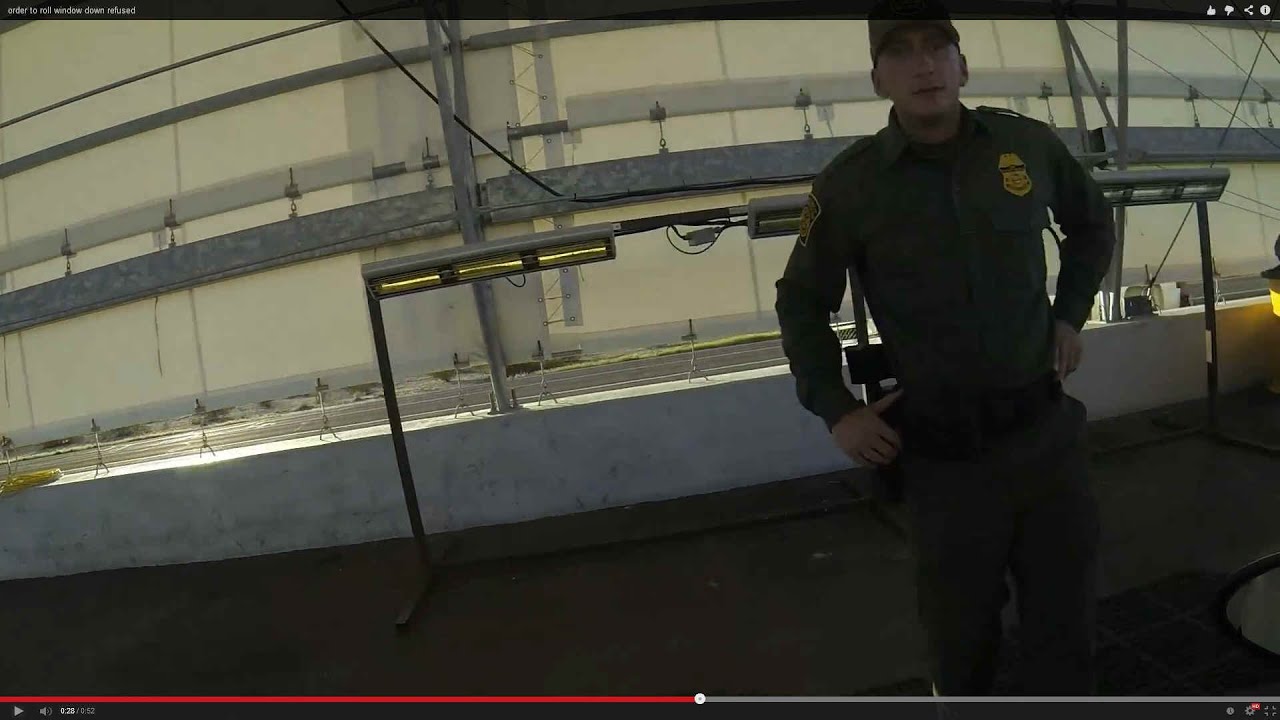 Driver refuses Order to roll window down at Interior Checkpoint - US ...