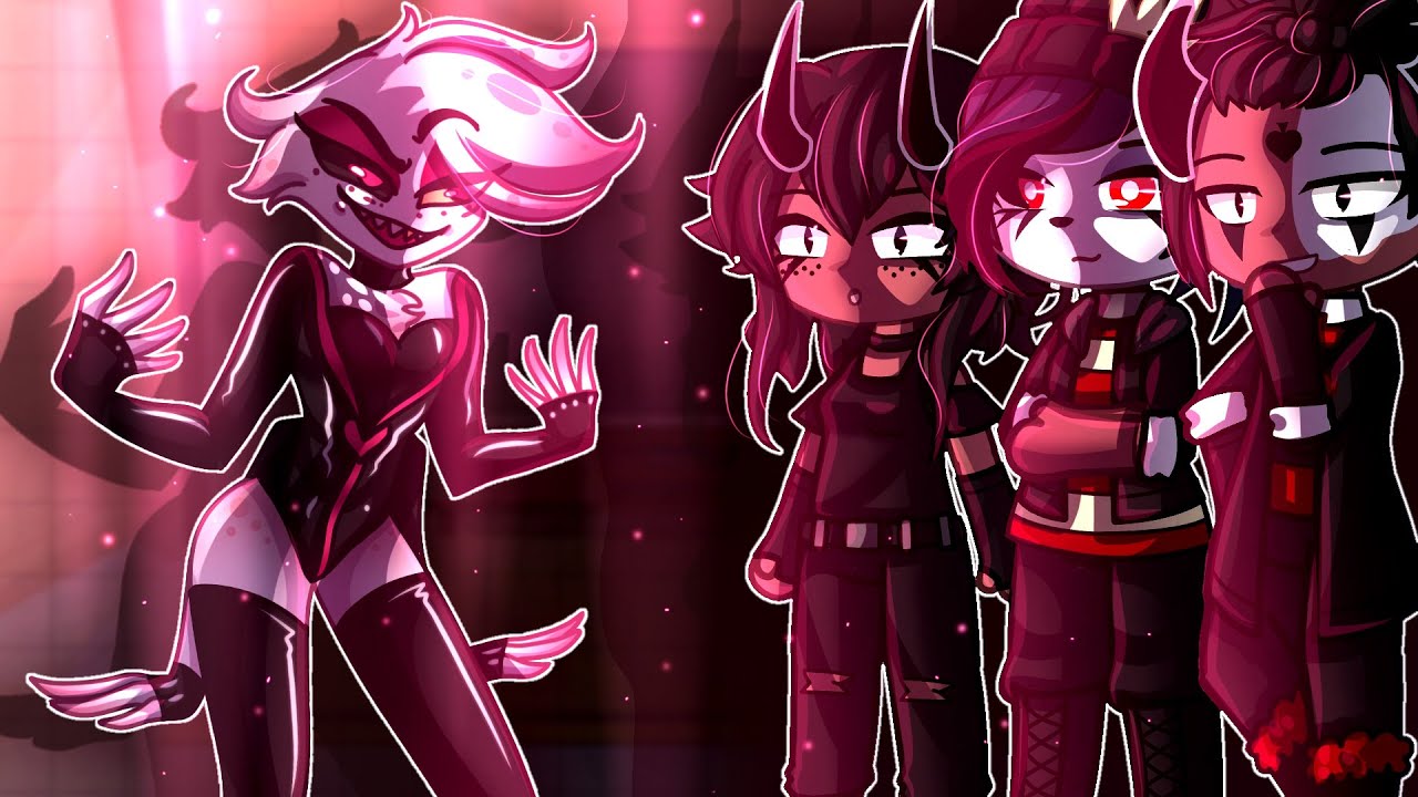 Helluva Boss React To Angel Dust As Blitzo // Gacha React - YouTube