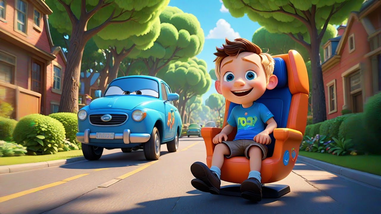 Driving with Daddy in the Car + More Nursery Rhymes & Kids Songs - YouTube
