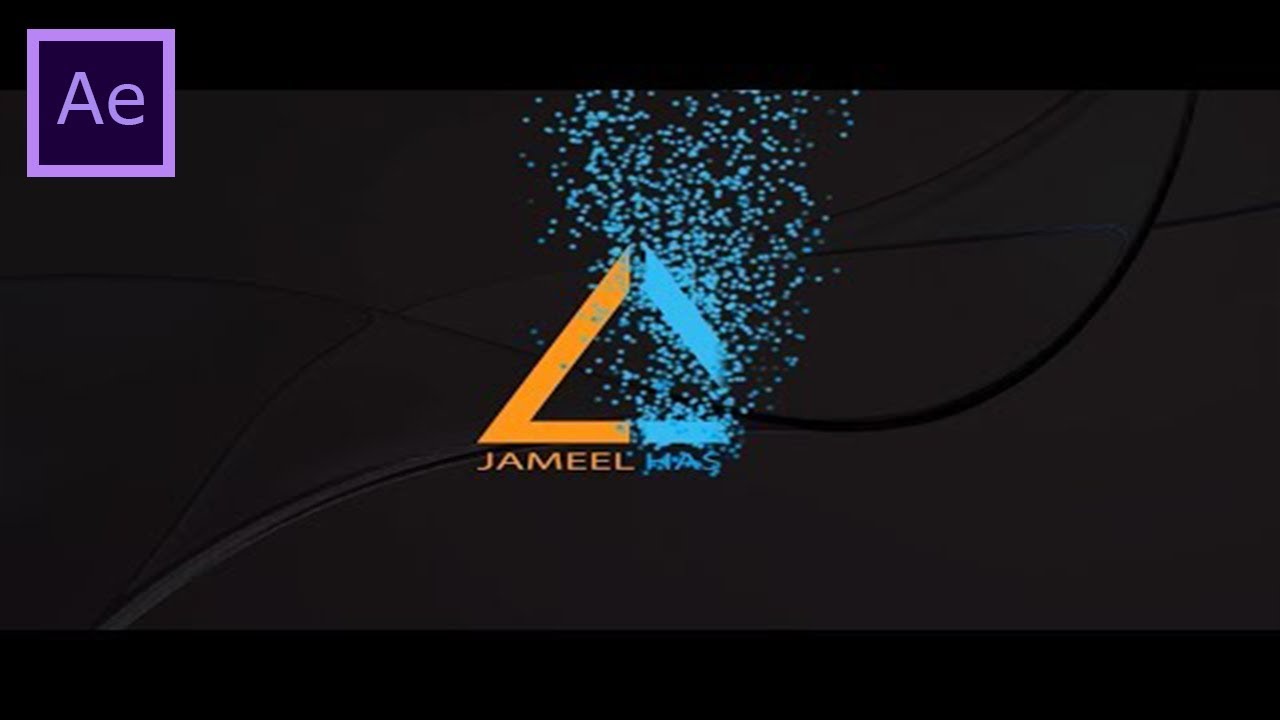 Particle Logo Dispersion Animation After Effects Tutorial - YouTube