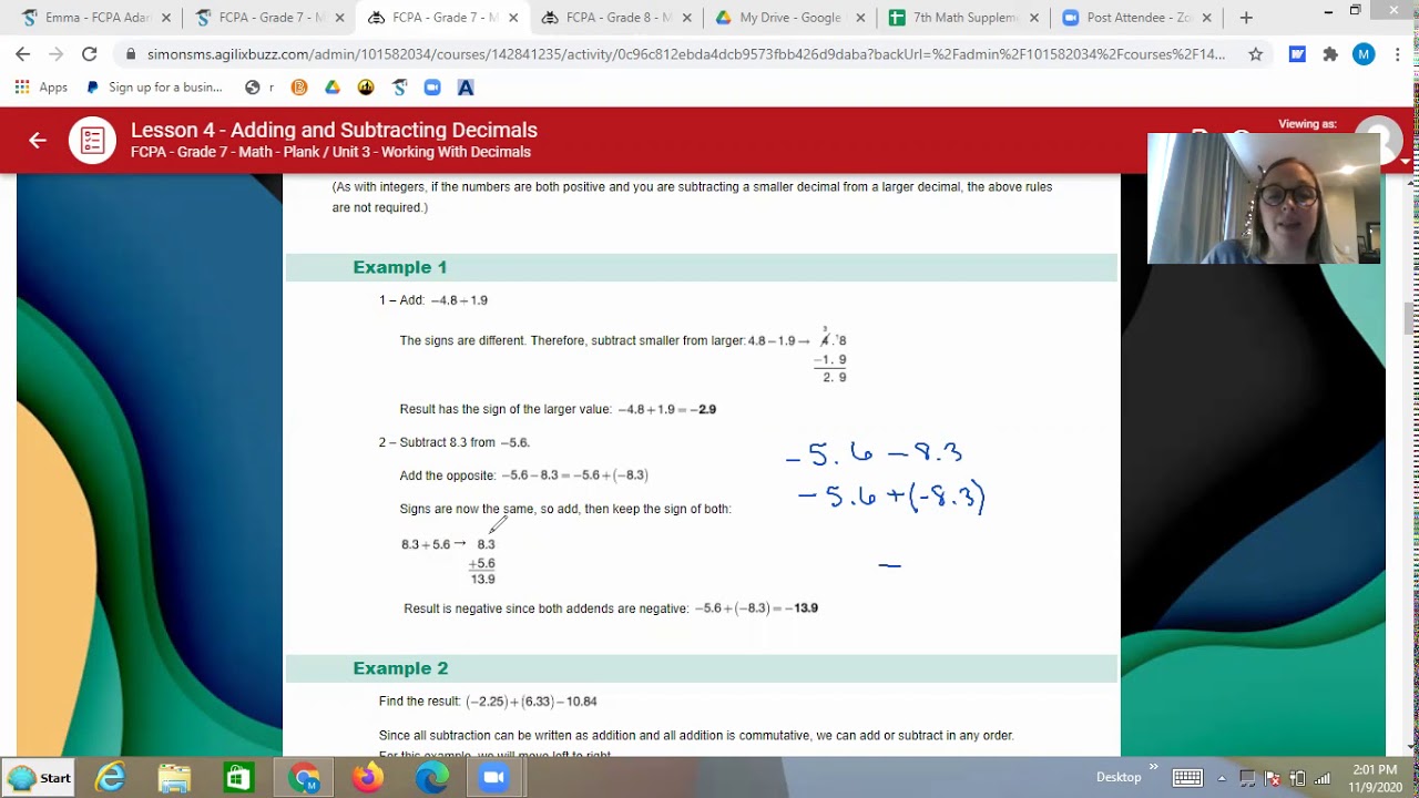 7th Grade Unit 3 Lesson 4 - YouTube