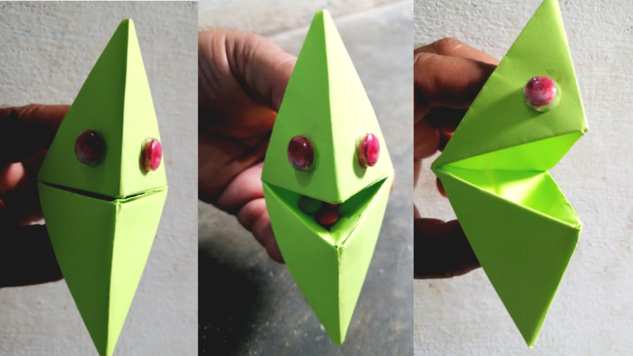 😂Funny Talking Mouth Craft😂Moving Mouth-Talking Face-Paper Toy-Origami ...