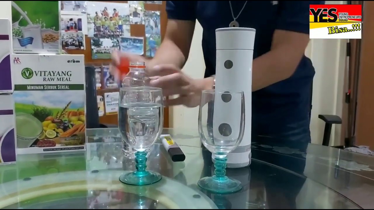 Review Botol Air Hidrogen KK Hydrogen Water Bottle Kapasitas 450 ml ...