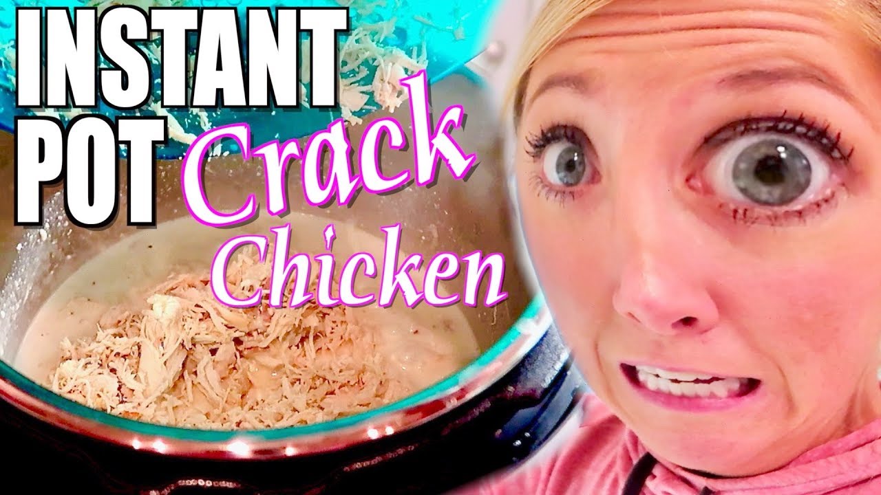 EASY INSTANT POT 'CRACK CHICKEN' RECIPE - Cooking With Katiepie - YouTube