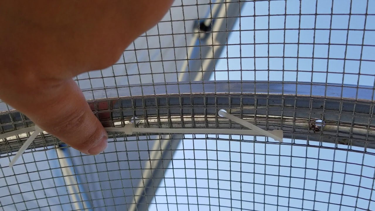 Trommel build: explanatory video on attaching trommel screen sections ...