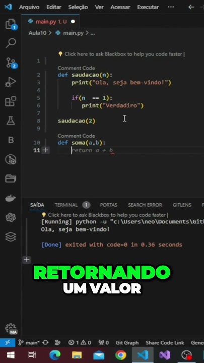 O Que São Parâmetros Em Python Shotrs Pythonprogramming Python Programação Youtube