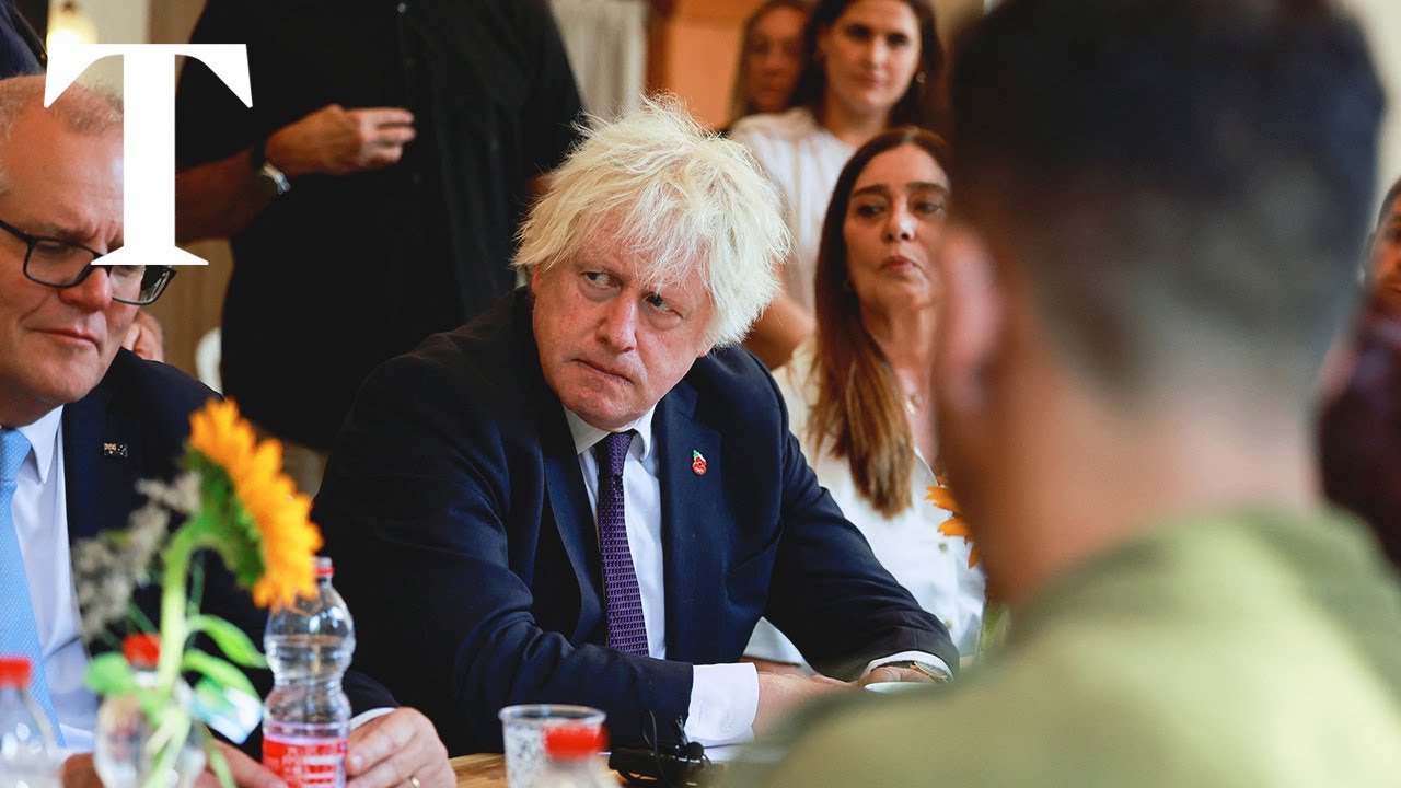 Boris Johnson meets with British-Israeli troops during Israel visit as ...