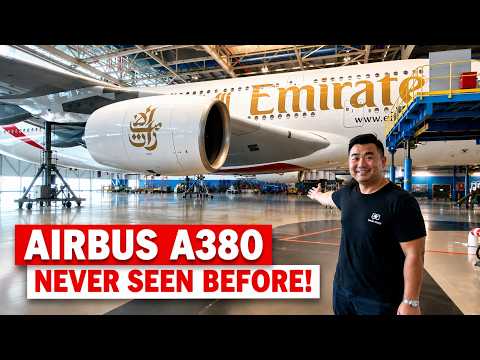 Inside Emirates A380 Service Center - How Did They Bring an A380 Back to Life?