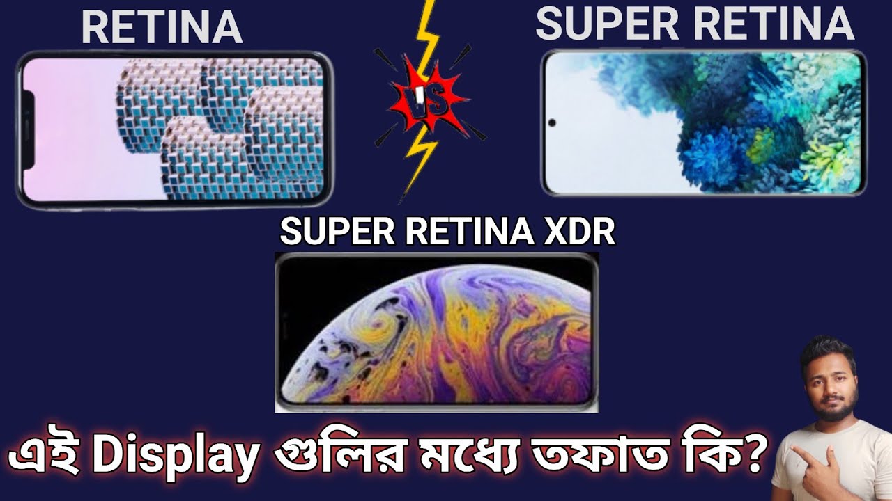 RETINA display vs super liquid retina vs super retina XDR এগুলির মধ্যে ...