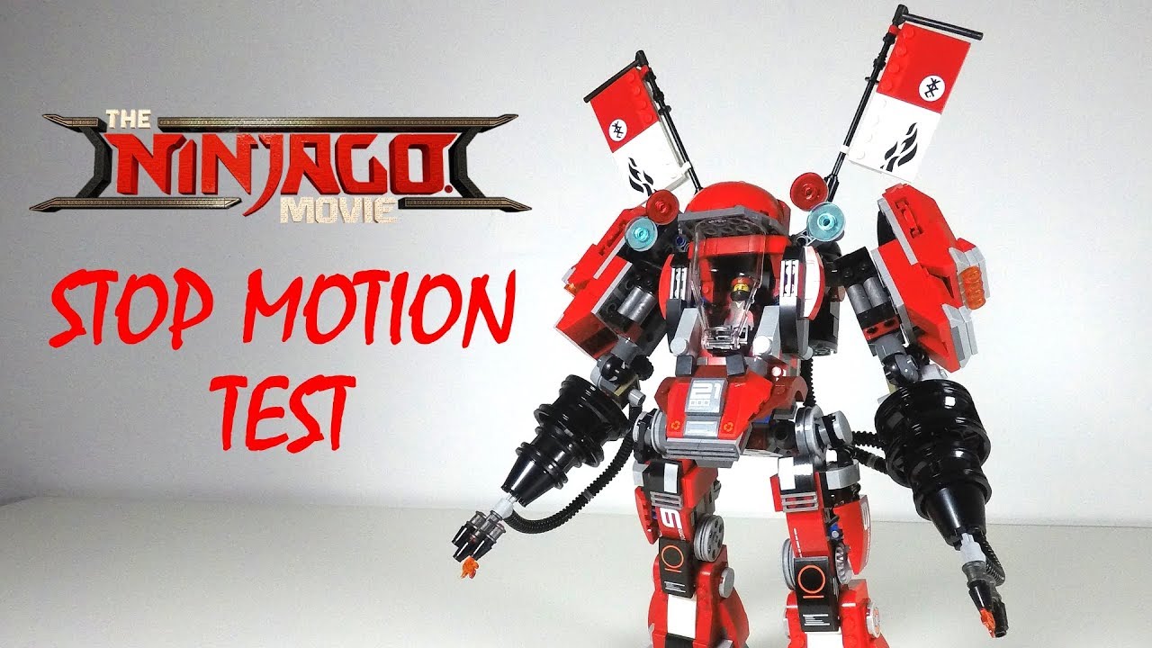 LEGO Ninjago Movie Fire Mech - Stop Motion Mobility Test - YouTube