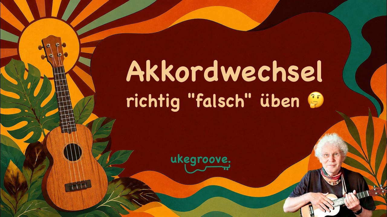 Ukulele-Akkordwechsel, mal richtig falsch probieren 🤔 - YouTube