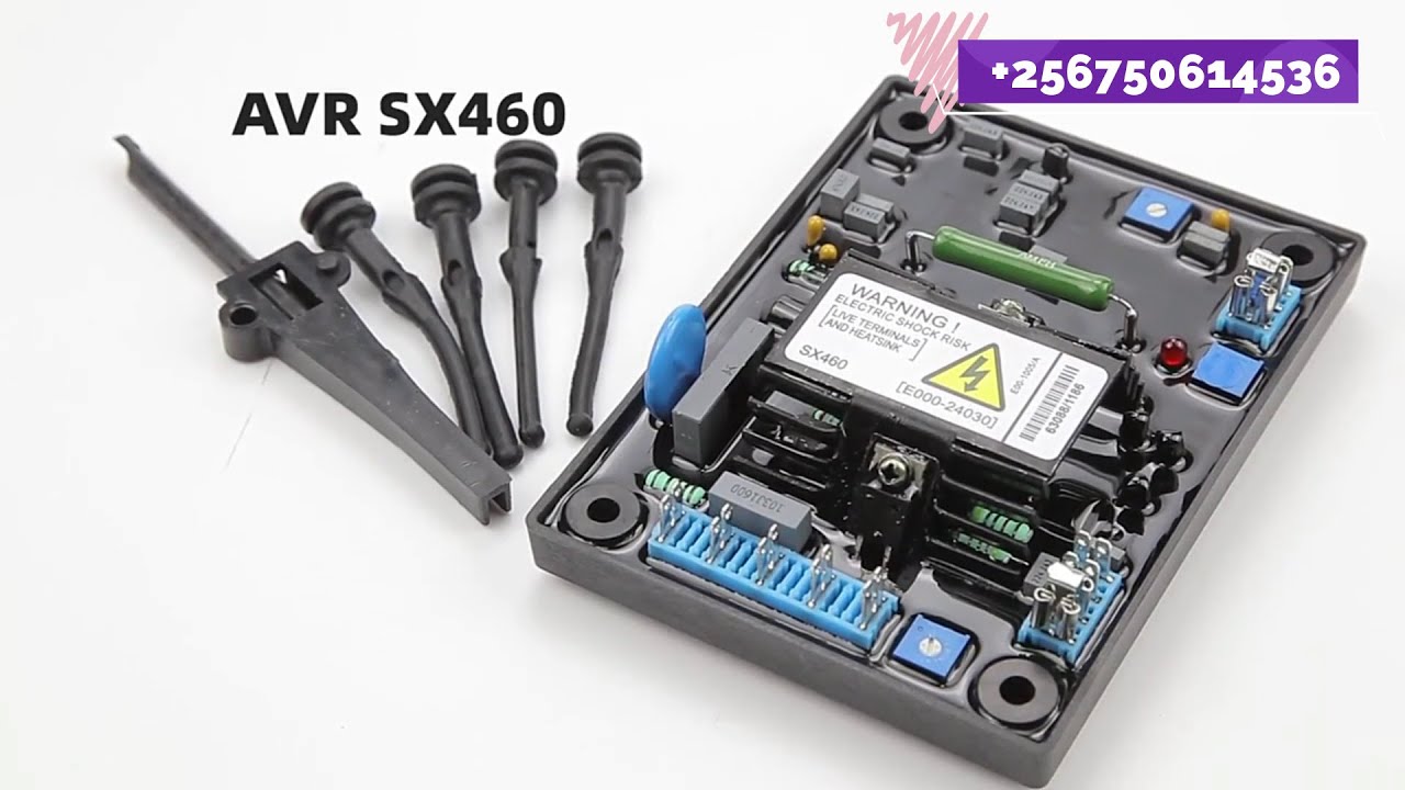 AVR SX460, AVR AS480 for generators in Kampala Uganda - YouTube