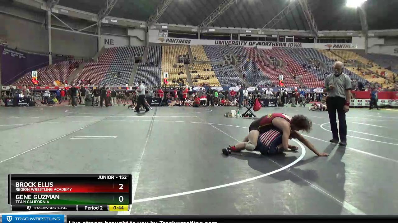 Junior 152 Brock Ellis Region Wrestling Academy Vs Gene Guzman Team ...