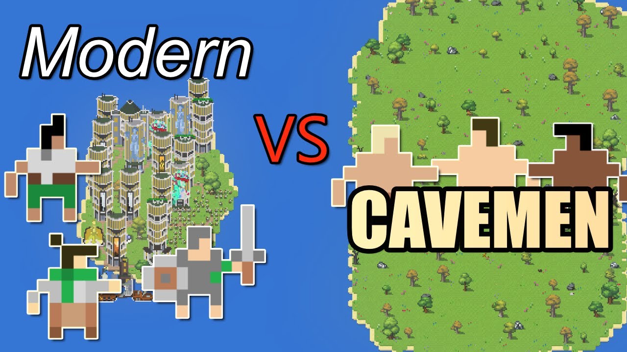 Future People VS Huge CAVEMAN Island - YouTube
