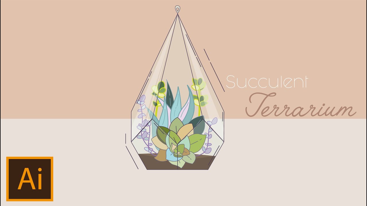 How To Make a Terrarium In Illustrator! - YouTube