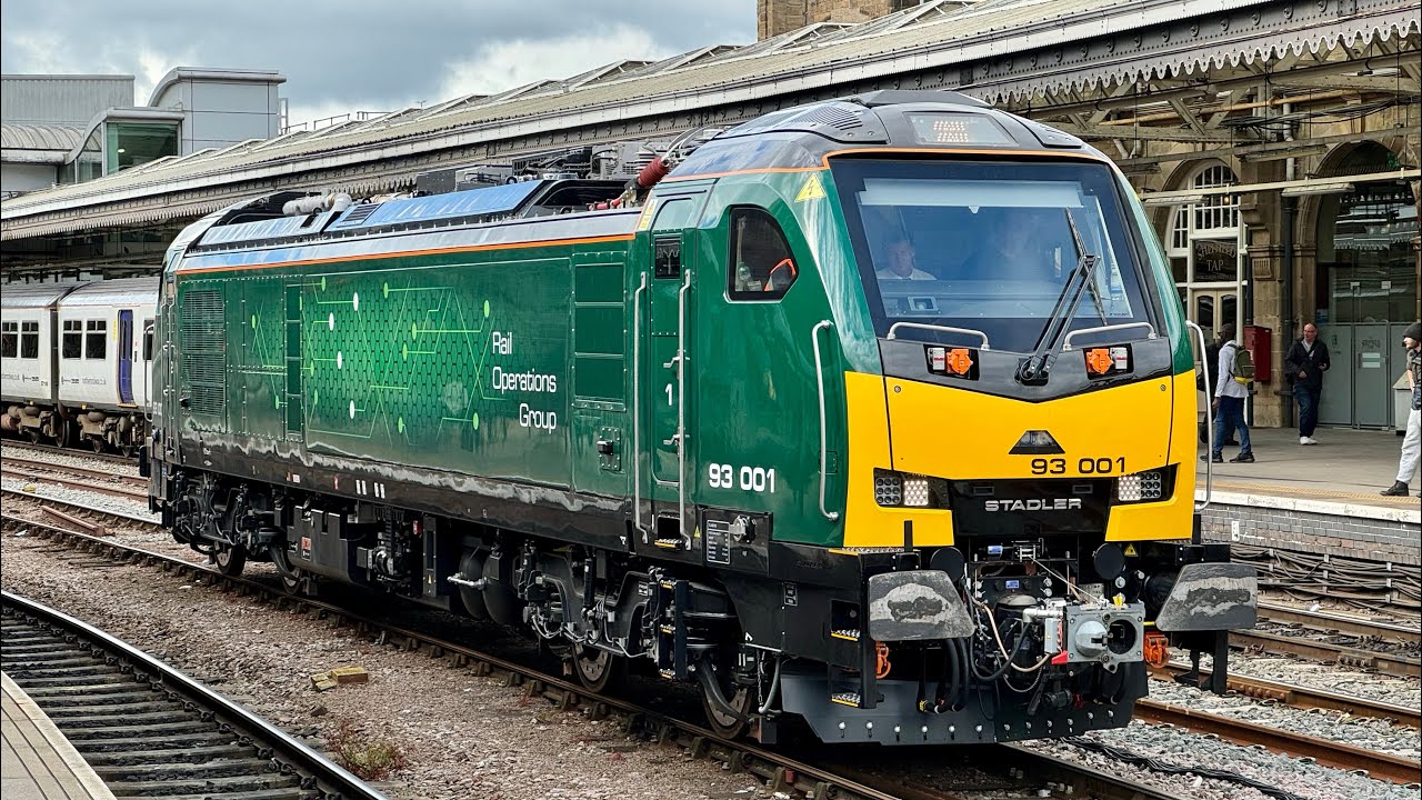 93001 Mainline Test at Sheffield 29th May 2024 - YouTube