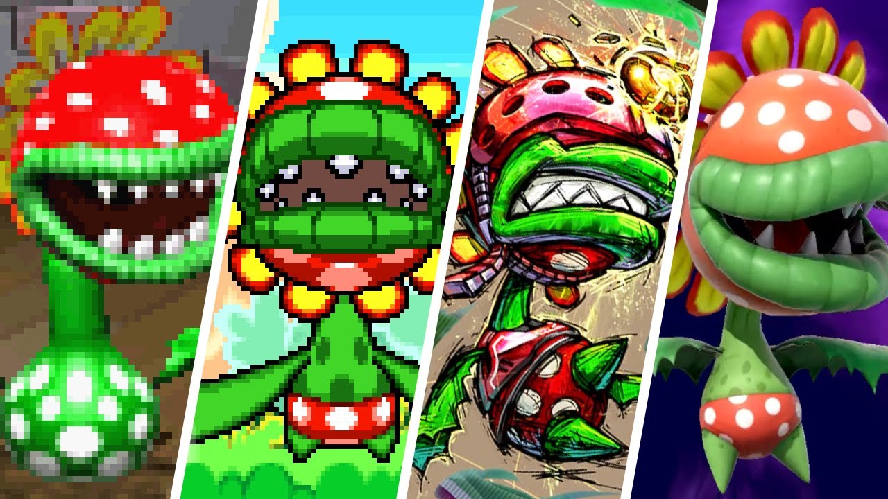 Evolution of Petey Piranha Battles in Super Mario Games (2002-2021 ...