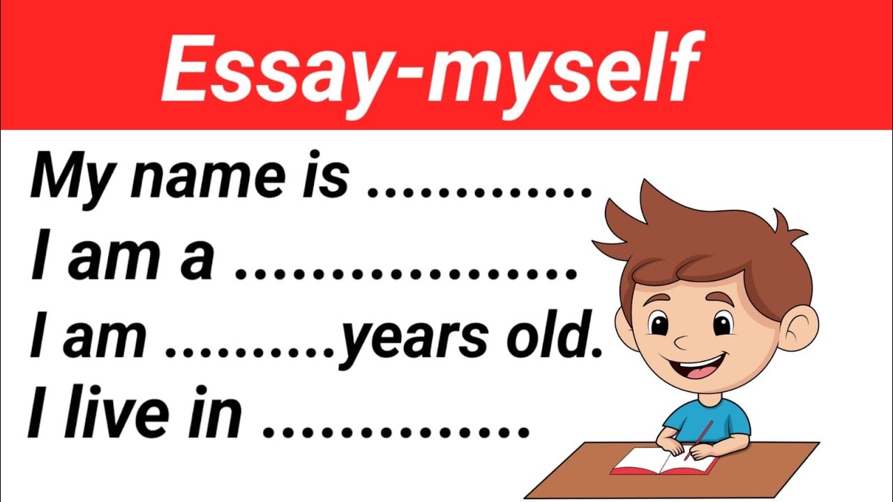 Myself/ Essay on myself in English for kindergarten / About myself in ...