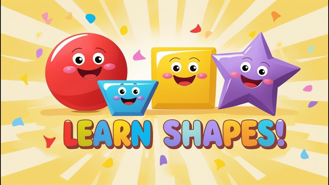 Let’s Learn Shapes! 🟢 Shapes Names and Examples for Kids - YouTube