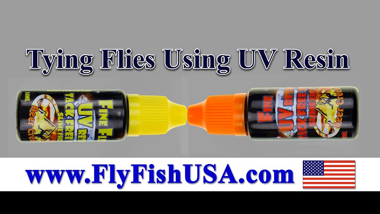 Tying Flies Using UV Resin - YouTube