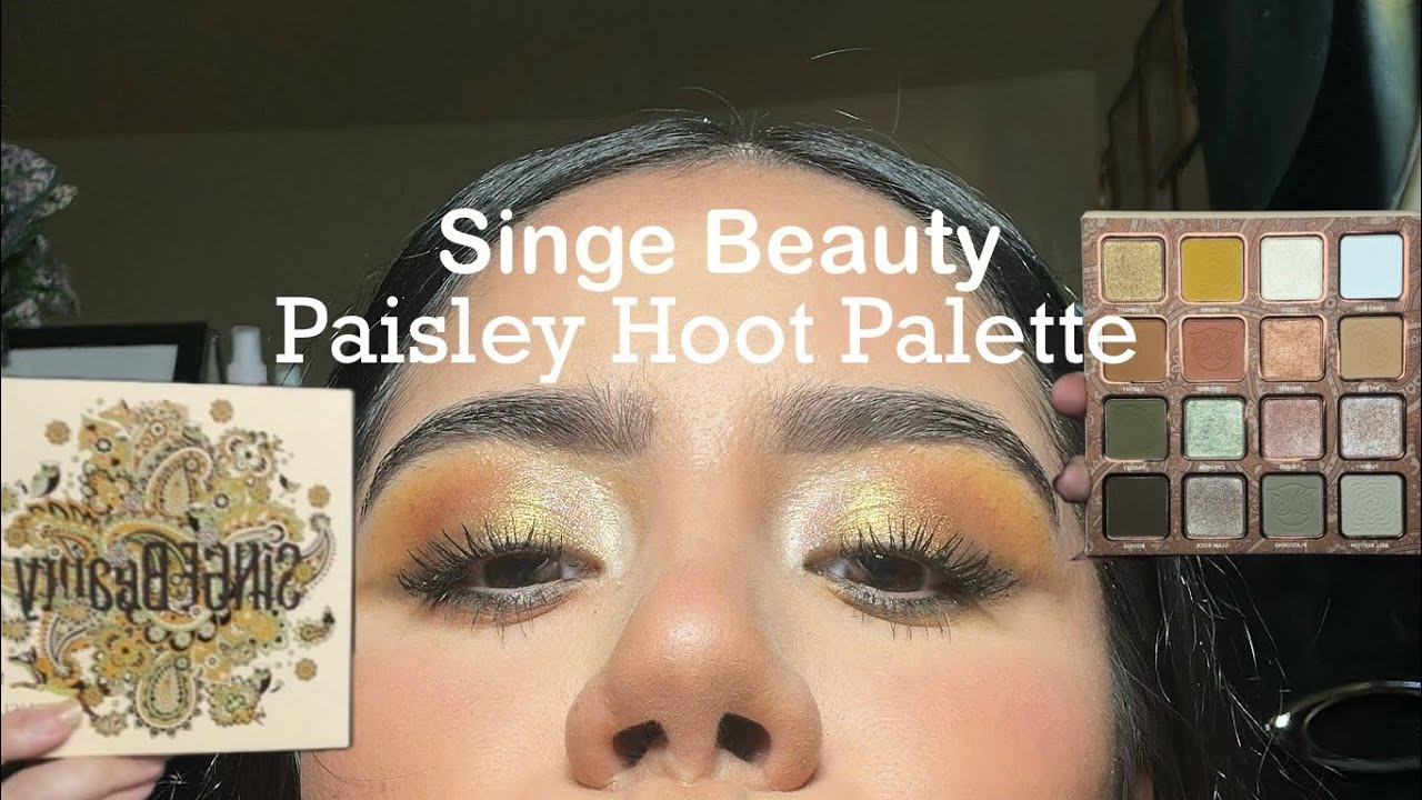 NEW SINGE BEAUTY | Paisley Hoot Palette | Fall Makeup Look - YouTube