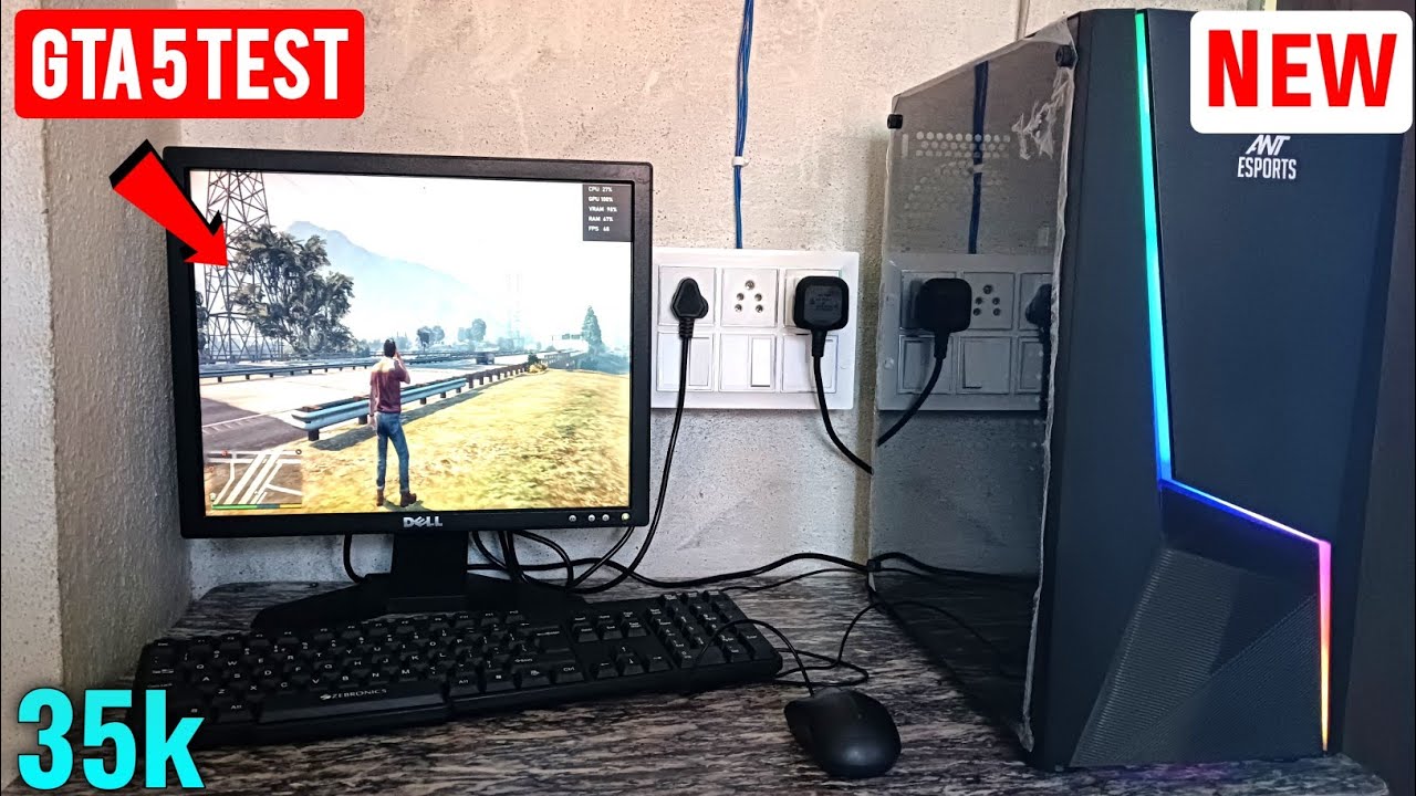 Playing Gta 5 In My New Gaming Pc 35k Gaming Pc Gta 5 Test Ryzen 5 ...