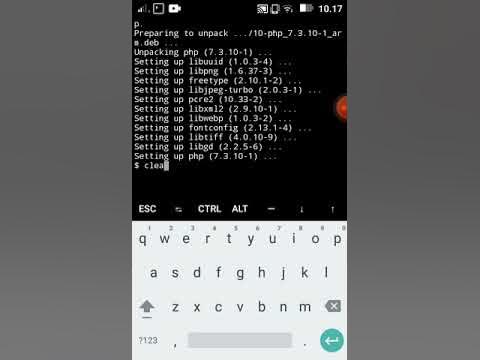 Tutorial Instalasi PHP di Android menggunakan Termux - YouTube