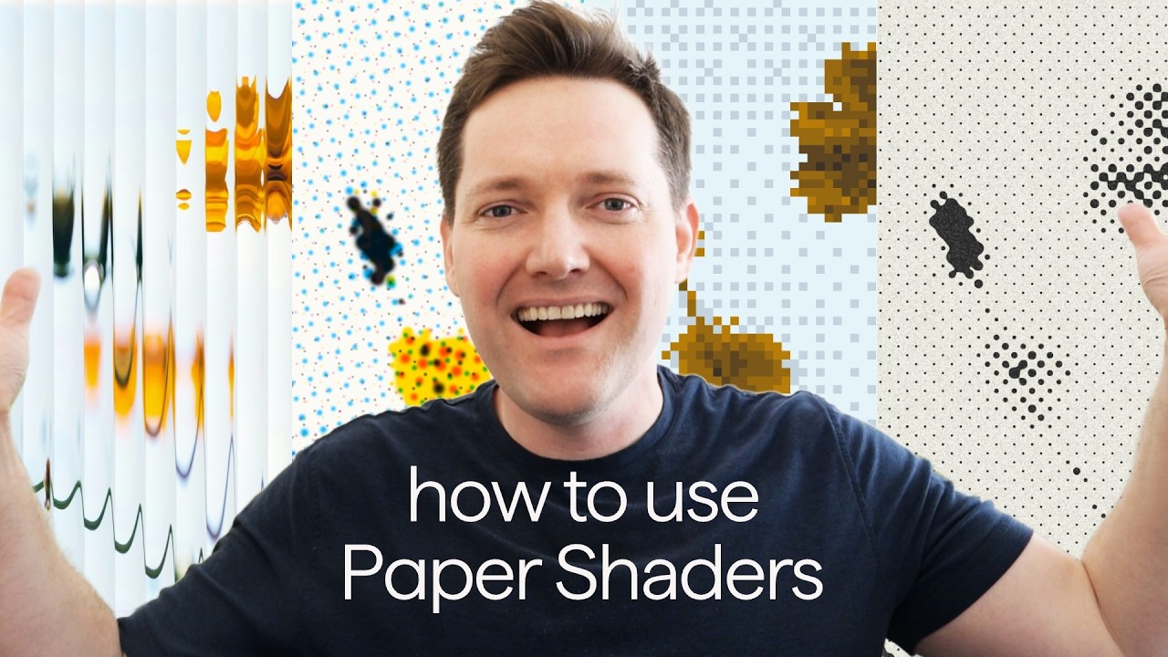 How to use Paper Shaders to elevate your designs - YouTube