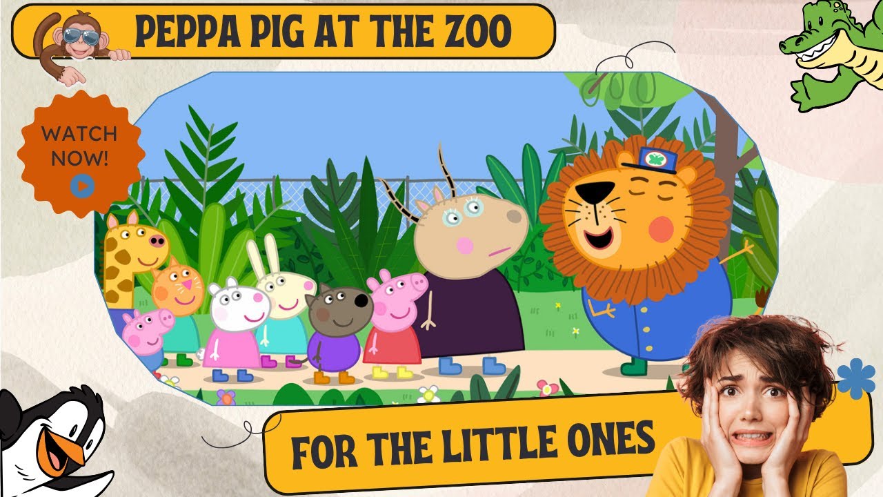 🐷🦁 Peppa Pig at the Zoo Flip Book - Fun Read-Aloud for Kids! 🐵📖 - YouTube