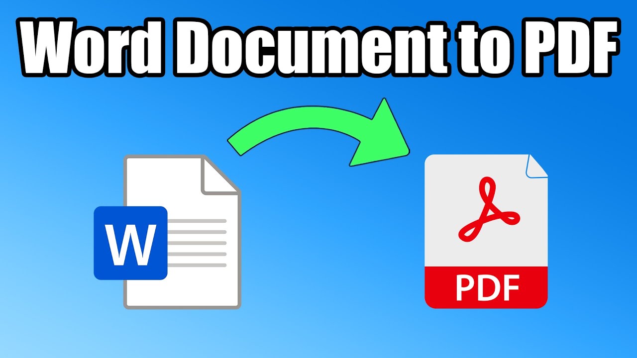 How To Save A Word Document As A PDF YouTube How To Save A Word Document As A PDF YouTube