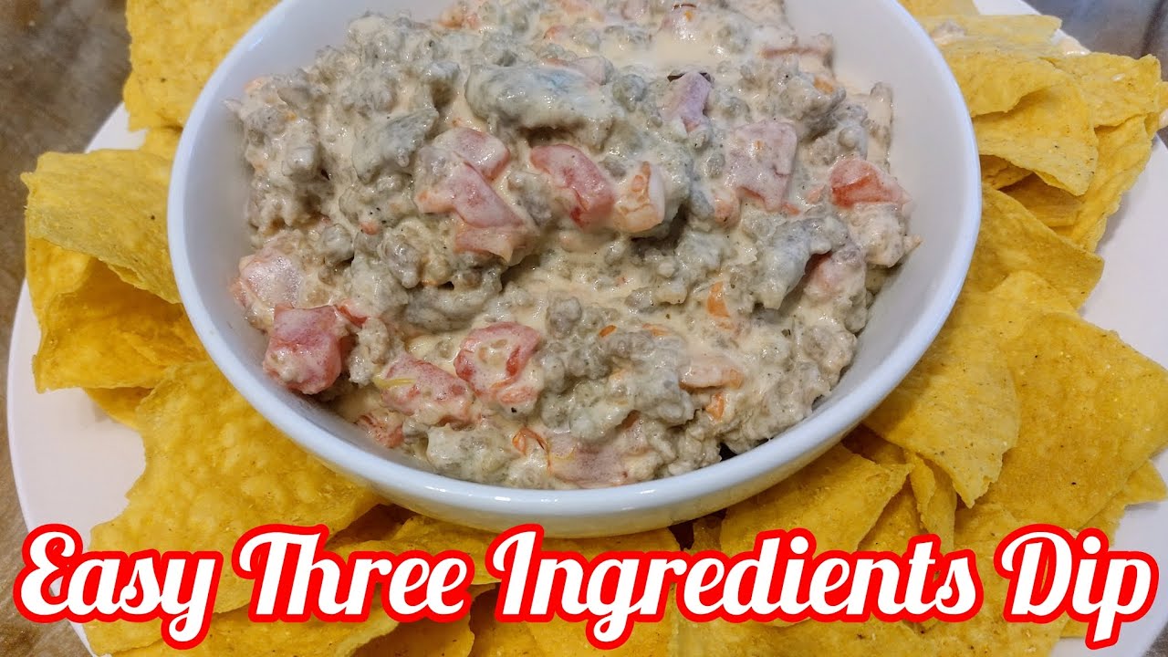 Easy Three-Ingredients Cream Cheese and Sausage Dip Recipe: Perfect for ...