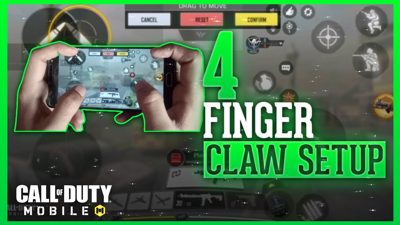 Four finger claw setup cod mobile for better reaction time and to ...