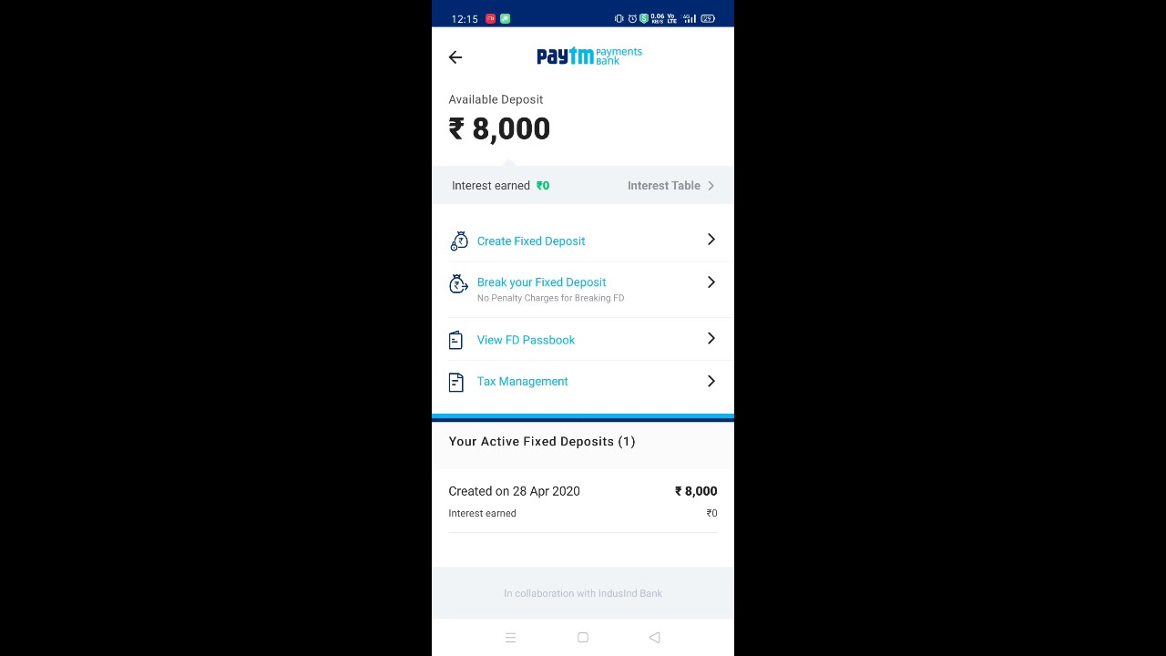 Paytm FD Create And Add Money. - YouTube