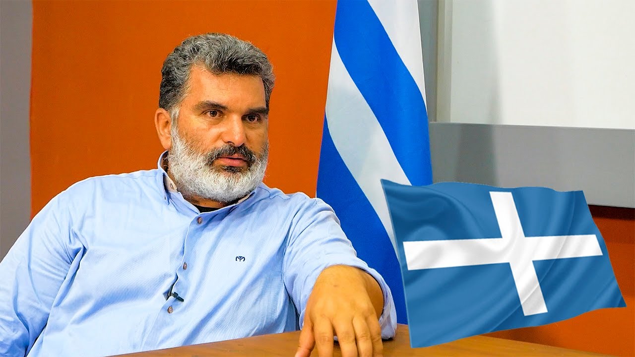 Της πατρίδας μου η σημαία... Γιάννης Σταθάς - YouTube