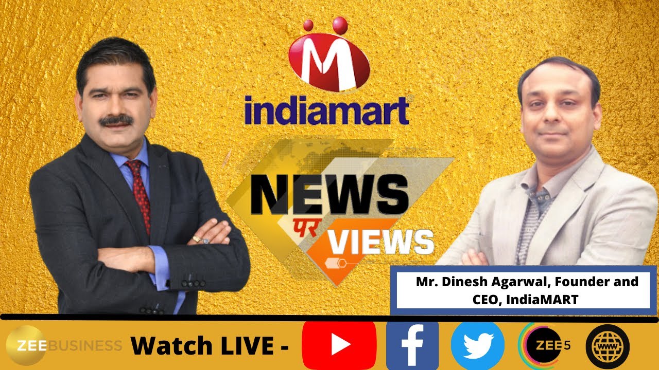 Dinesh Agarwal, Founder and CEO, IndiaMART in Talk With Anil Singhvi ...