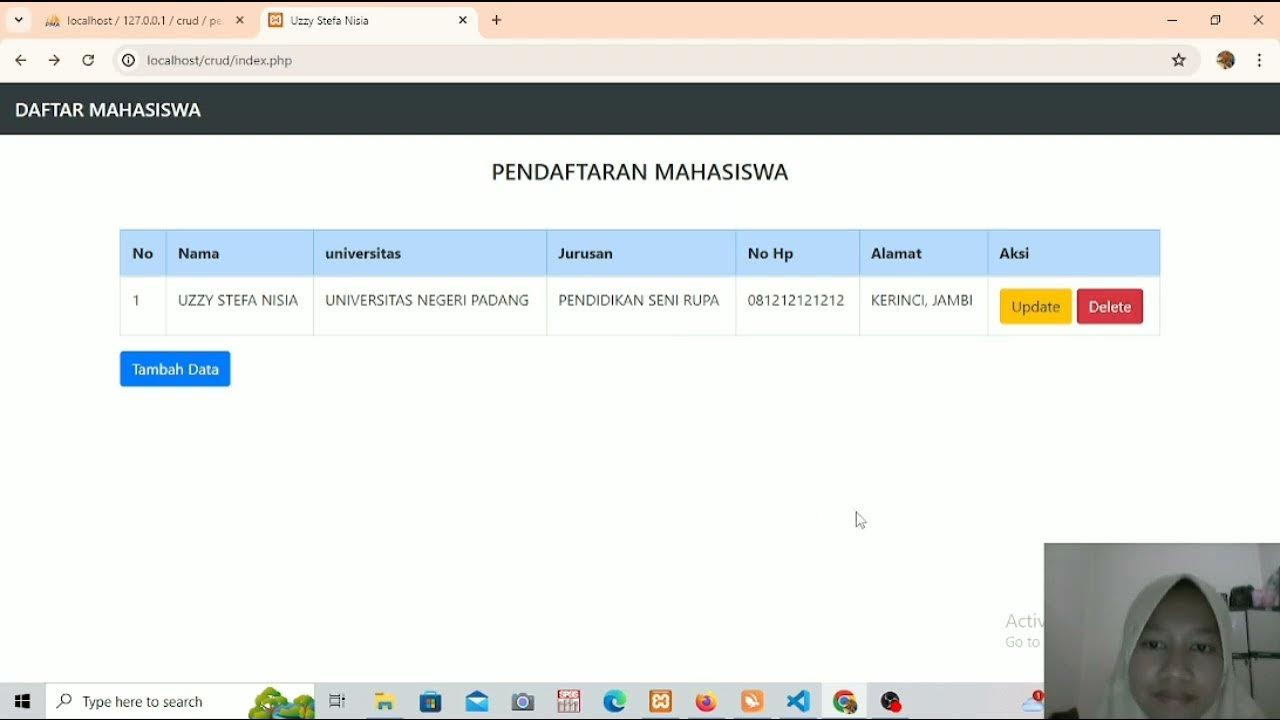 Membuat CRUD (Create, Read, Update, Delete) || Tugas Akhir || Pengantar Coding - YouTube