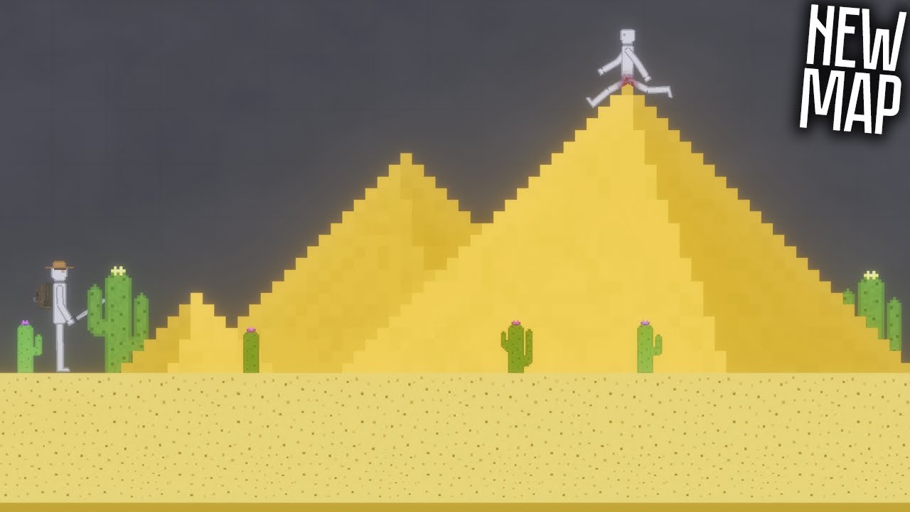 New Desert Map in People Playground - YouTube