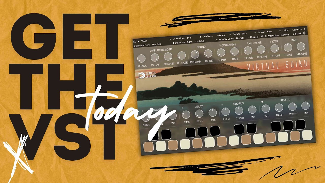 Free Virtual instrument Suiko by Sample Science - YouTube